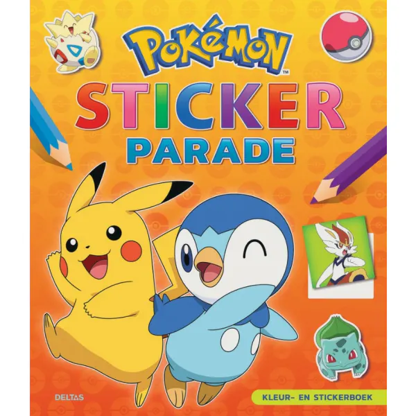 Het Pokémon Sticker Parade kleur- en stickerboek is nu verkrijgbaar ...