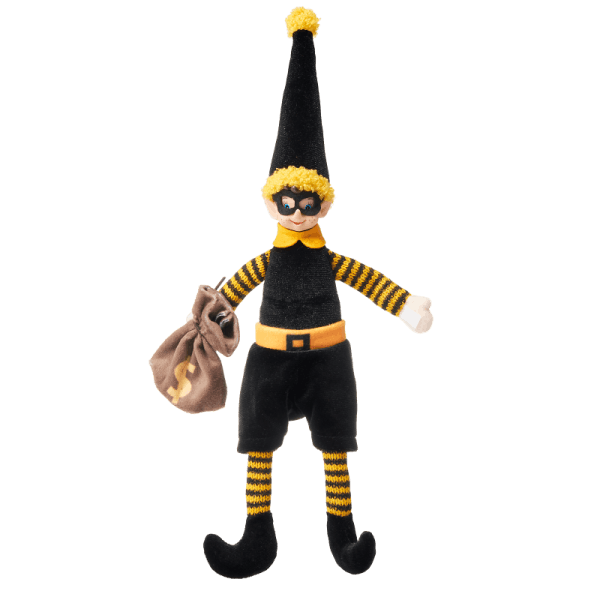 Dief-Kabouter 36CM – Grappige Kerstdecoratie