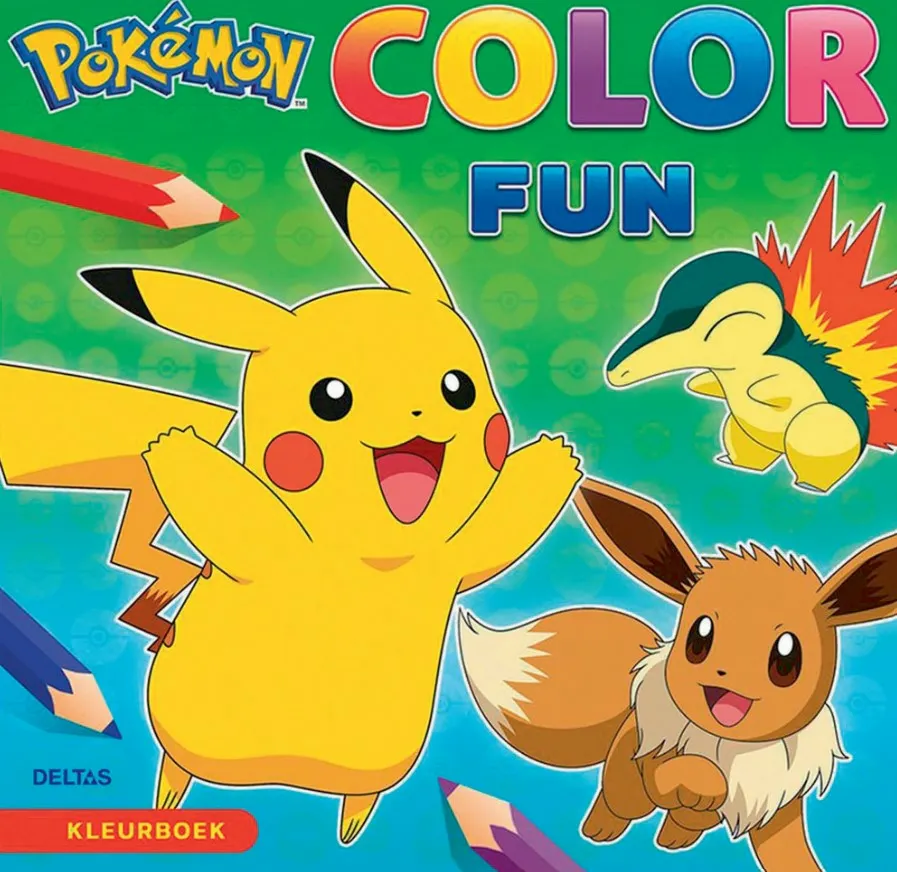 Het Pokémon Color Fun kleurboek is nu verkrijgbaar voor een geweldige ...