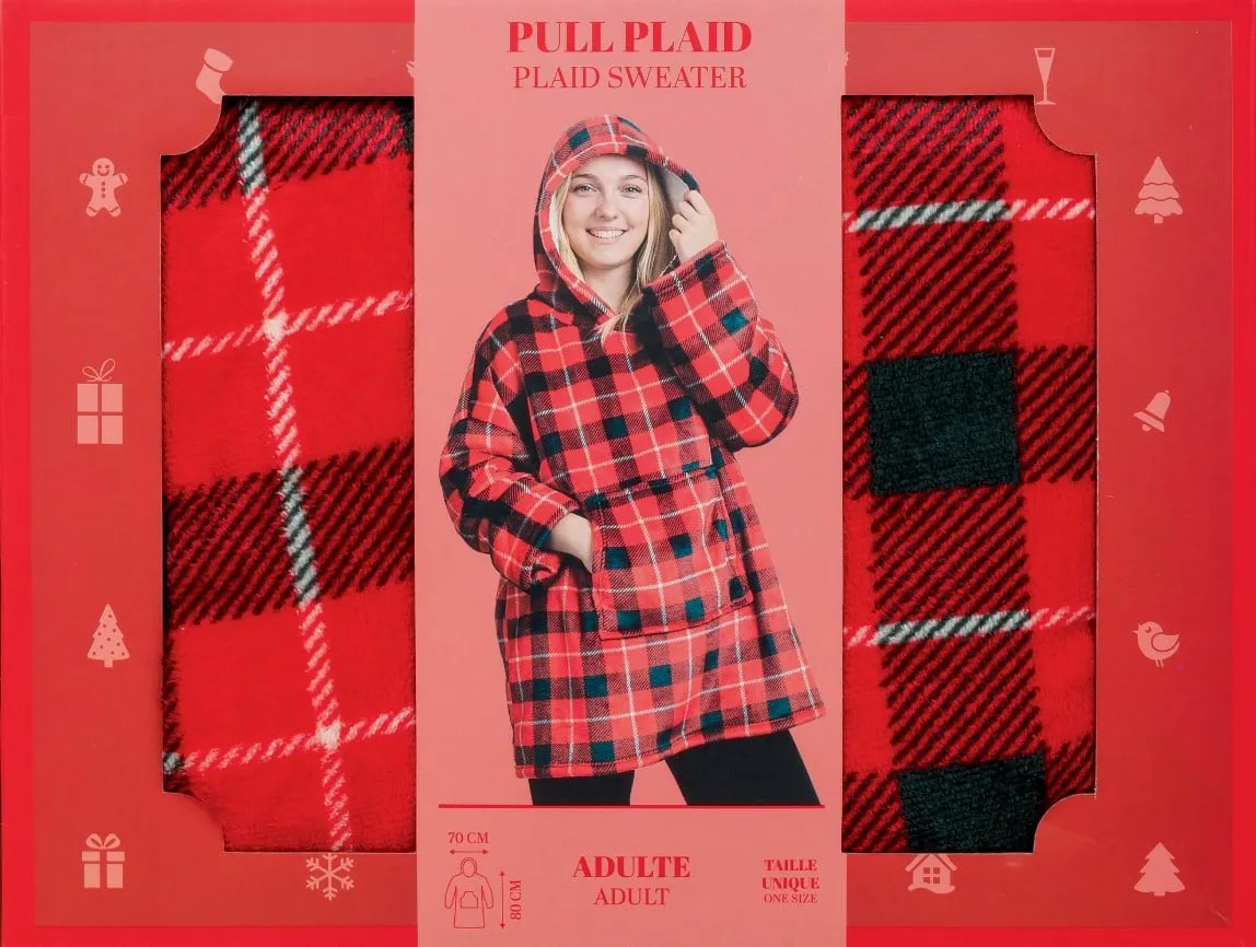 Pull plaid de Noël de 80x70cm à prix malin chez Trafic