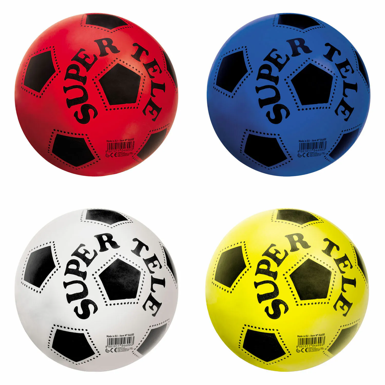 Balle Super Télé 22 cm – Ballon léger couleurs assorties
