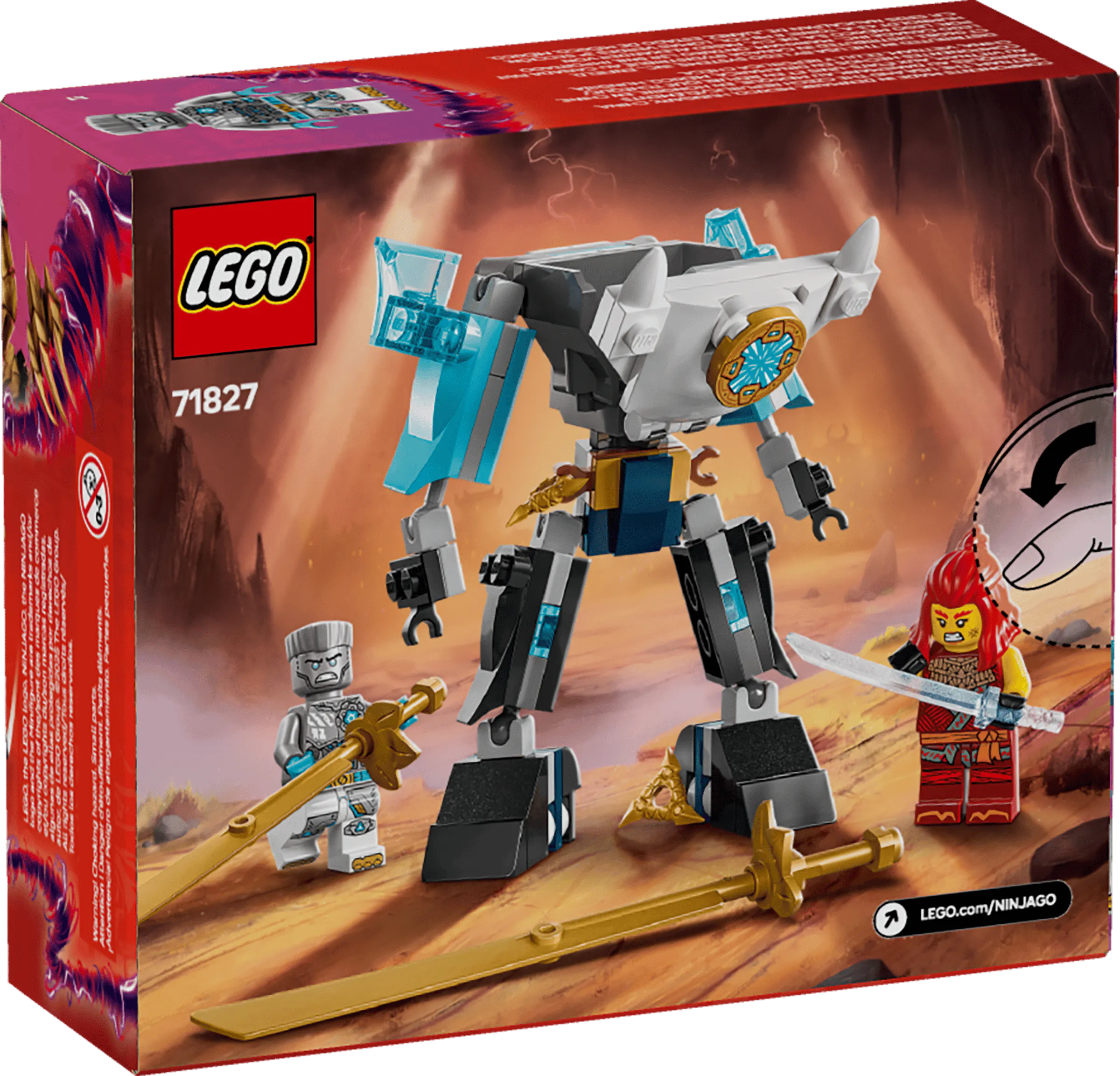 LEGO® NINJAGO® Le mech en armure de combat de Zane | Trafic
